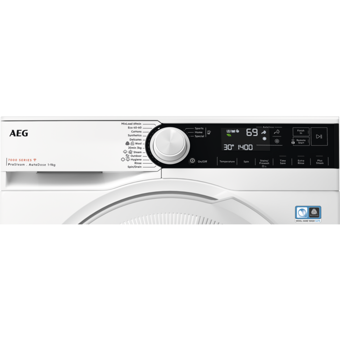 7000 ProSteam® Vaskemaskine Autodose 9 kg 9 kg vaskemaskine | AEG